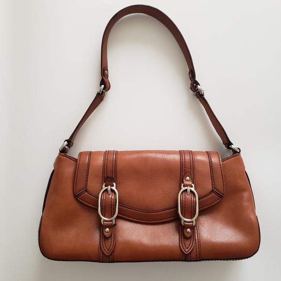 Cole Haan | Bags | Cole Haan Trinity F4 Brown Tan Leather Purse | Poshmark